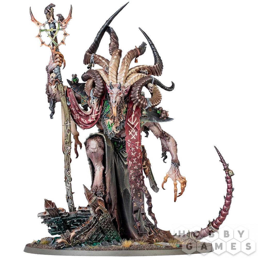 Skaven: Vizzik Scour Prophet Horned Rat