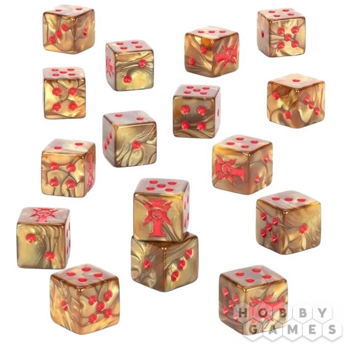Adeptus Custodes Dice Set | Купить настольную игру в магазинах Hobby Games