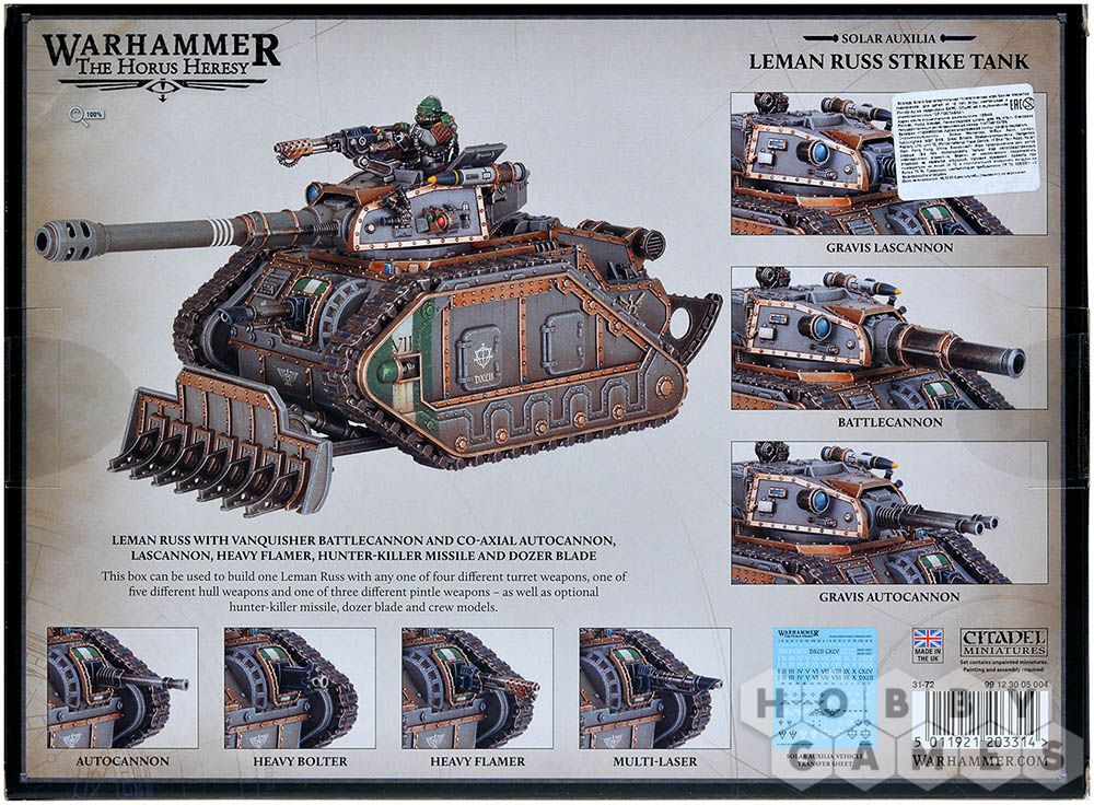 Horus Heresy: Solar Auxilia Leman Russ Strike Tank