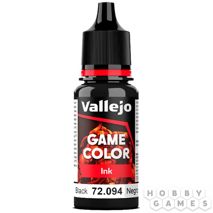 Краска Vallejo Game Color: Black 72.094 | Купить настольную игру в магазинах Hobby Games