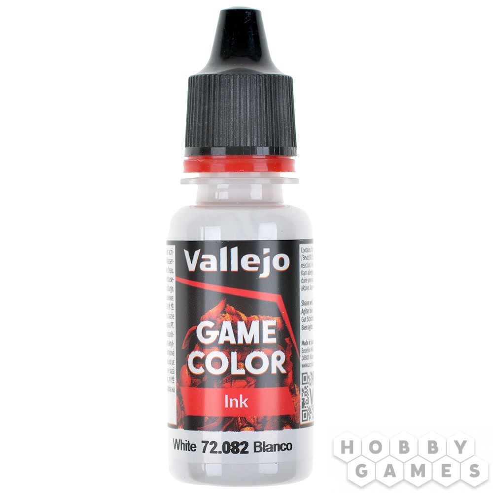 Краска Vallejo Game Color: White Ink 72.082 | Купить настольную игру в ...