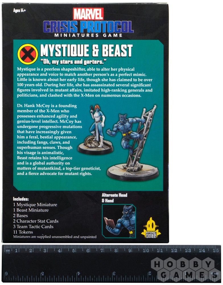 Marvel Crisis Protocol: Mystique and Beast | Купить настольную игру в ...