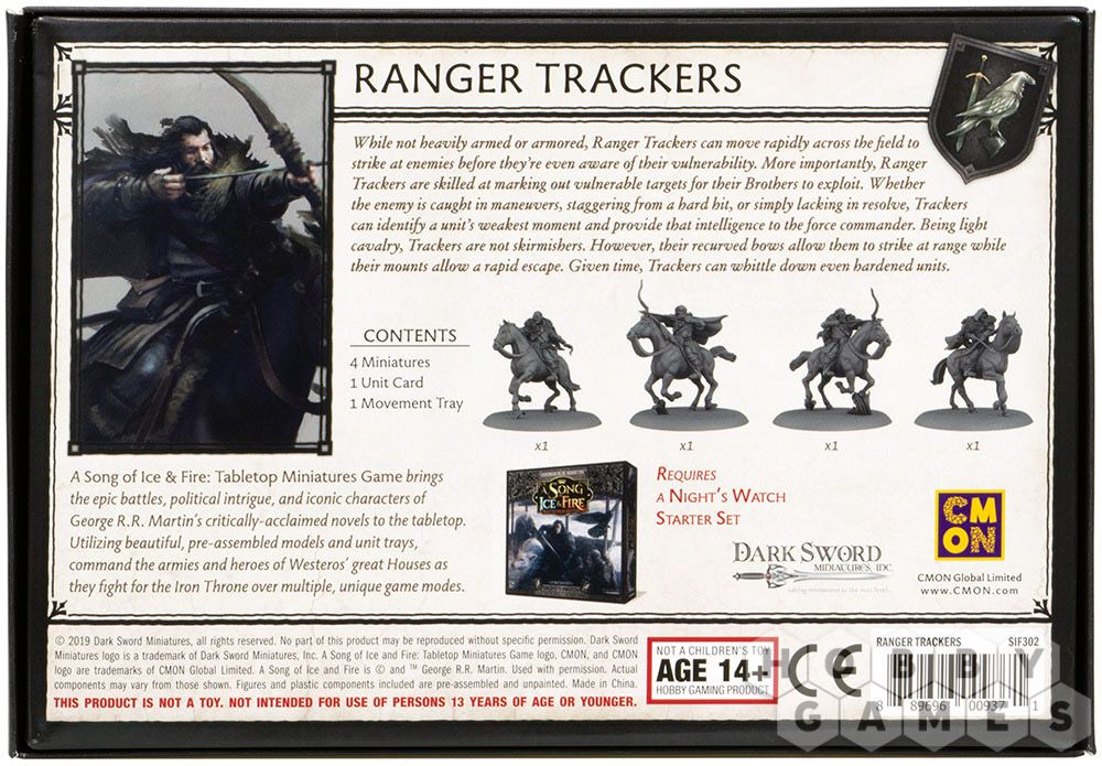 A Song of Ice & Fire: Night's Watch Ranger Trackers | Купить настольную ...