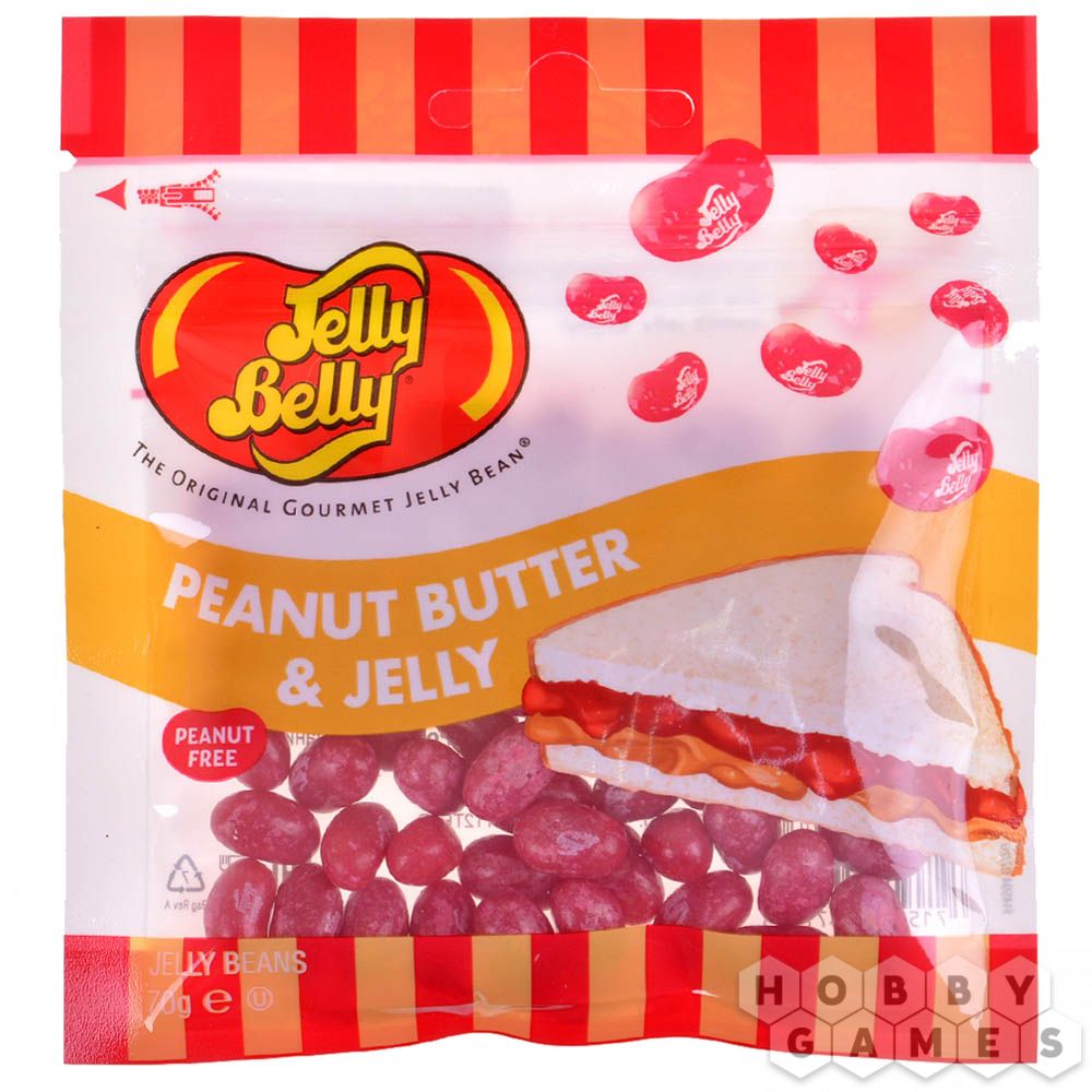 Драже жевательное Jelly Belly: Peanut Butter & Jelly | Купить ...