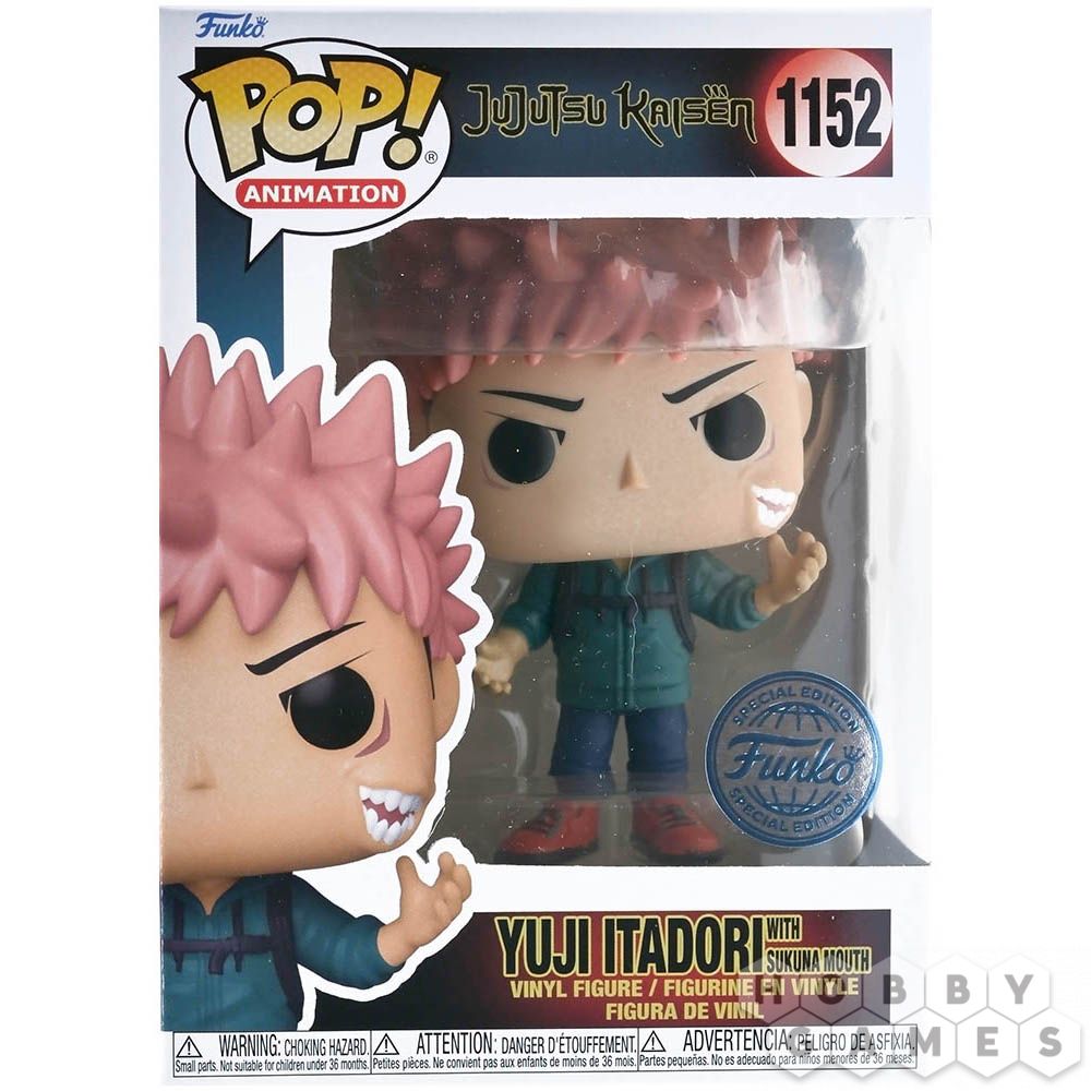 Фигурка Funko POP! Animation. Jujutsu Kaisen: Yuji Itadori with Sukuna ...