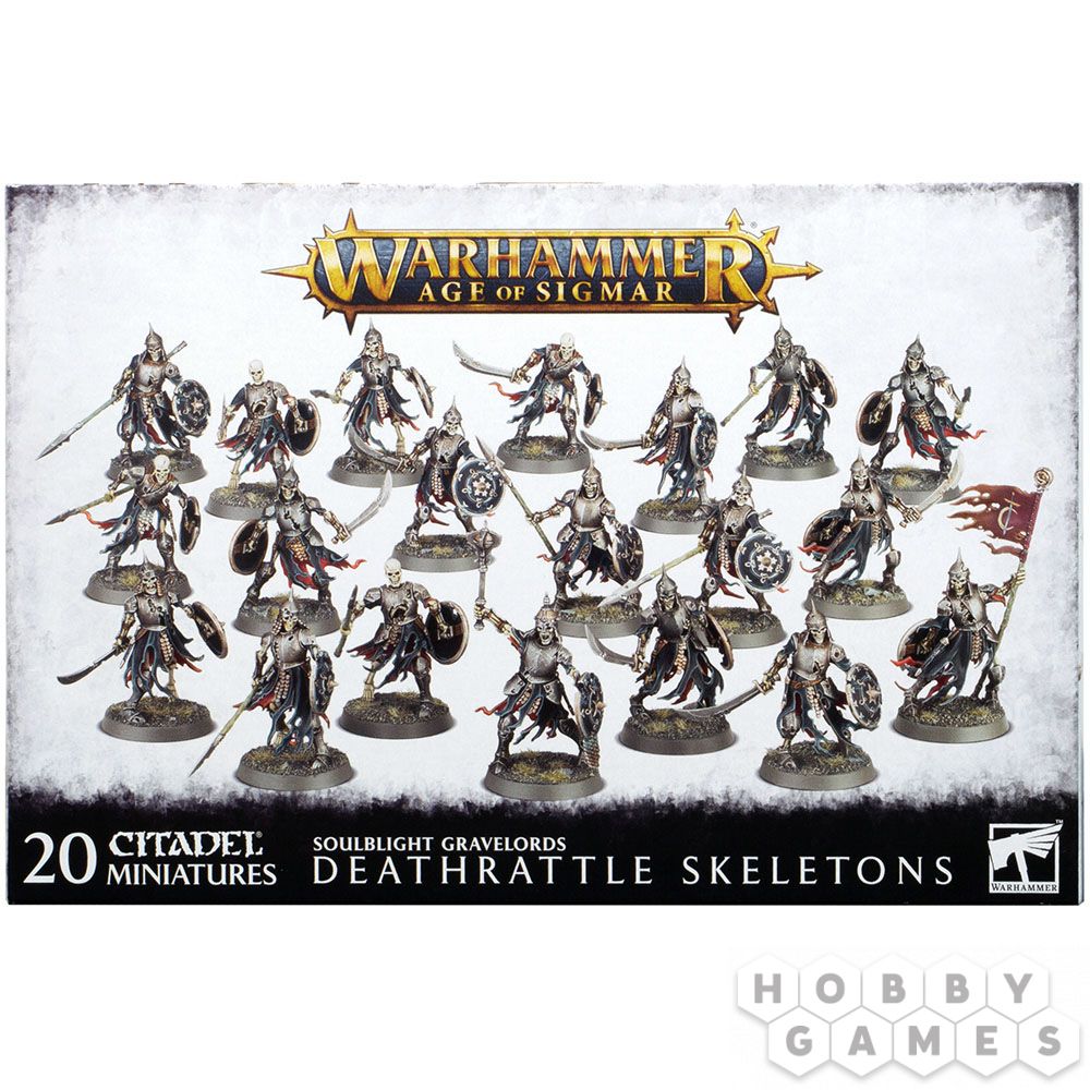 Soulblight Gravelords: Deathrattle Skeletons (2021) | Купить настольную игру в магазинах Hobby Games