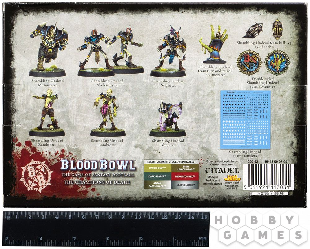 Blood Bowl: Shambling Undead Team (2018) | Купить настольную игру в ...