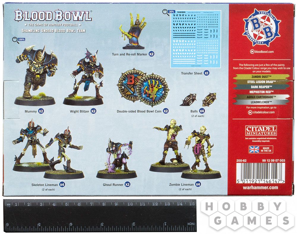 Blood Bowl: Shambling Undead Team | Купить настольную игру в магазинах ...