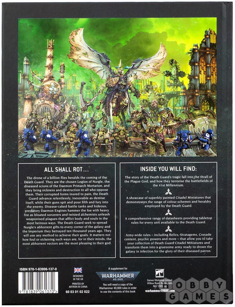 Codex: Death Guard (Hardback) | Купить настольную игру в магазинах ...