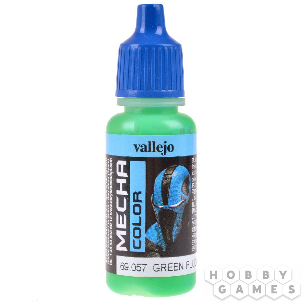Краска Vallejo Mecha Color: Green Fluo 69.057 | Купить настольную игру ...