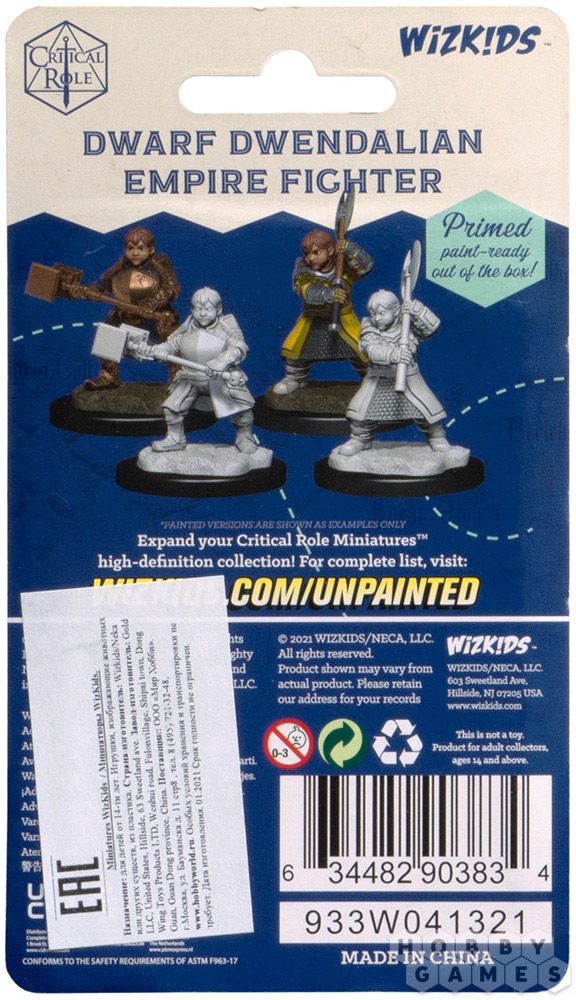 Critical Role: Dwarf Dwendalian Empire Fighter | Купить настольную игру ...
