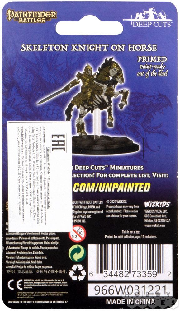 Pathfinder Battles Deep Cuts: Skeleton Knight on Horse | Купить ...