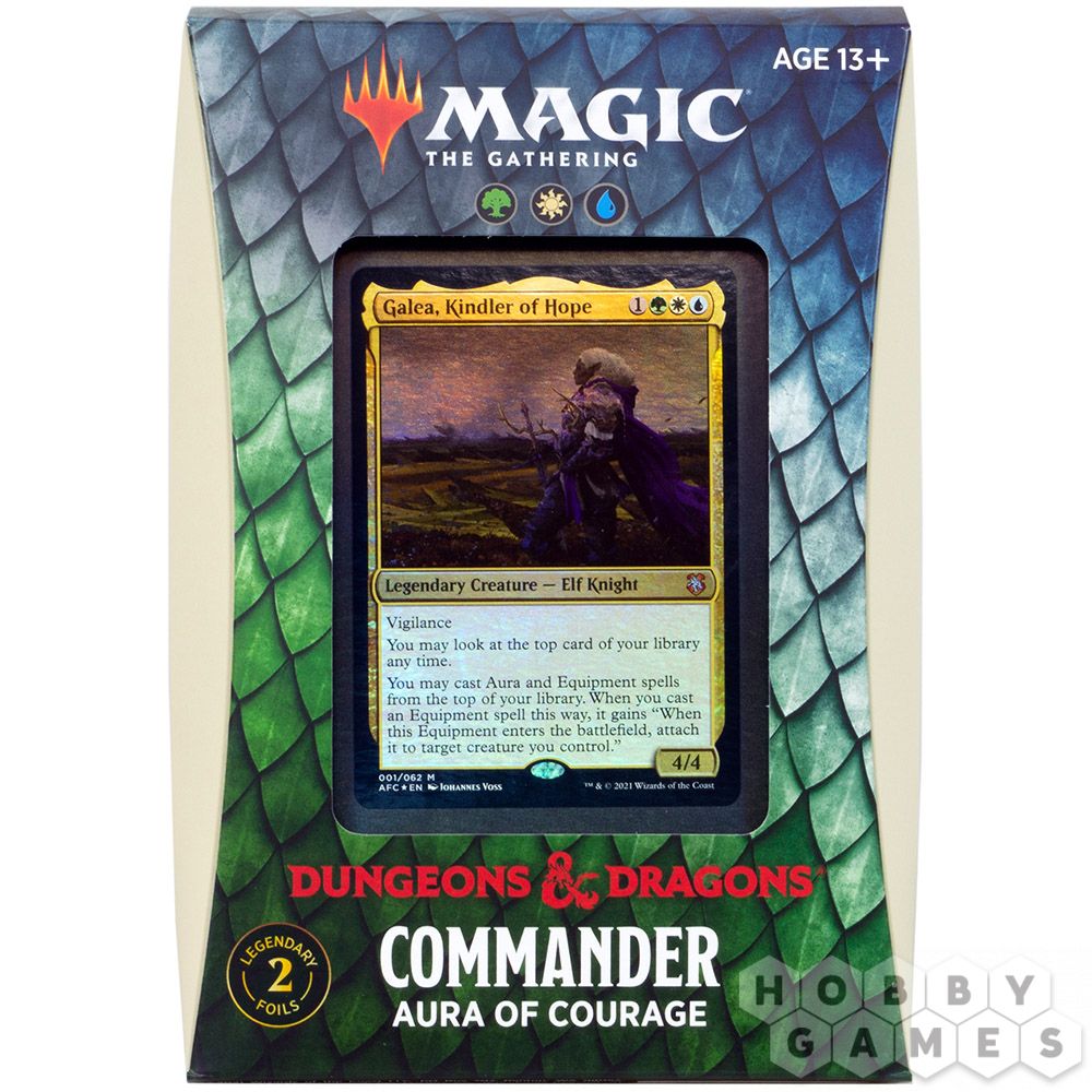 MTG. Adventures in the Forgotten Realms. Commander: Aura of courage
