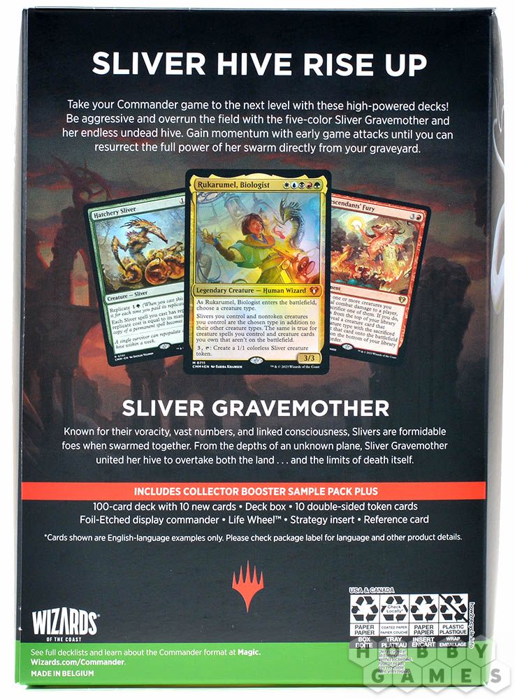 MTG. Commander Masters. Commander: Sliver Swarm | Купить настольную ...