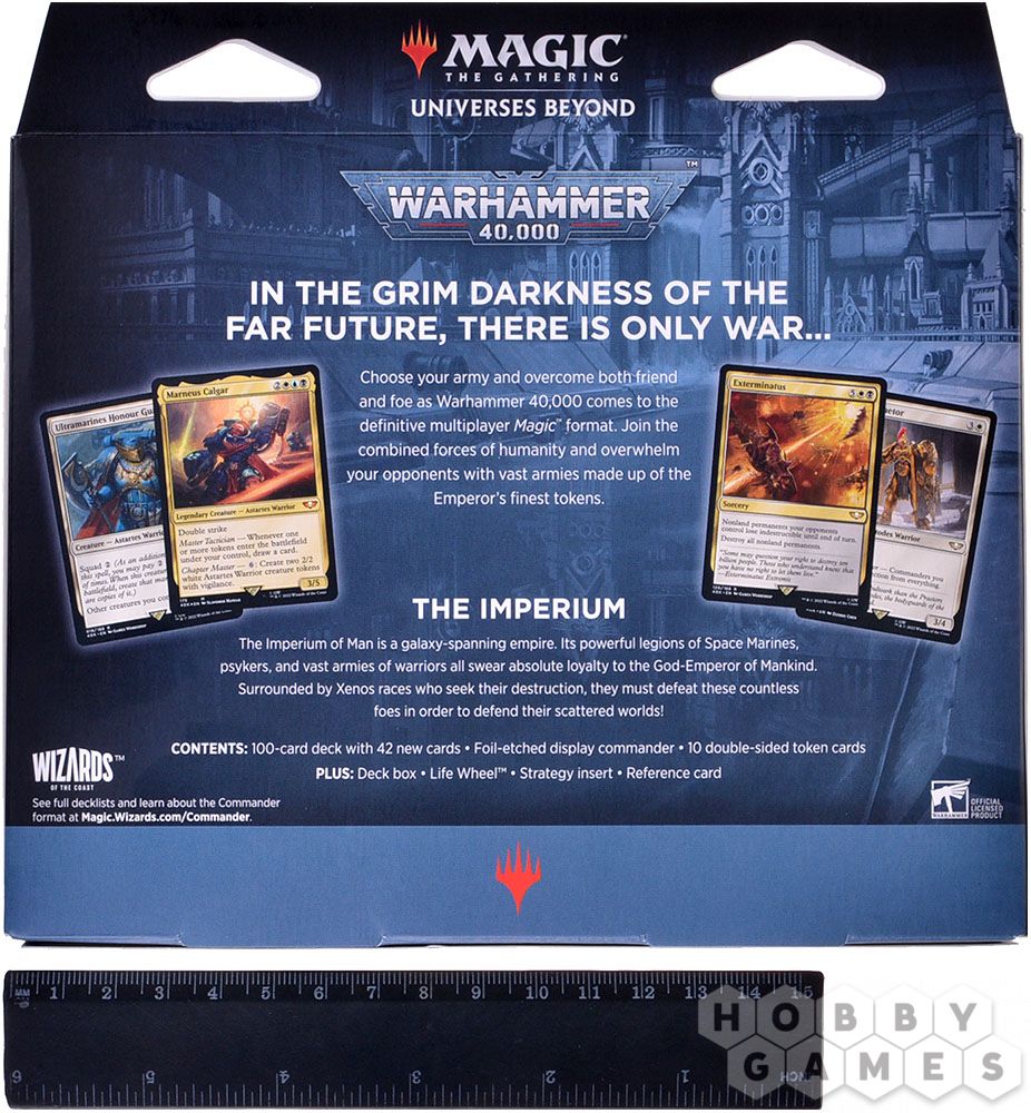 MTG. Universes Beyond: Warhammer 40.000. Commander Deck: Forces of The ...