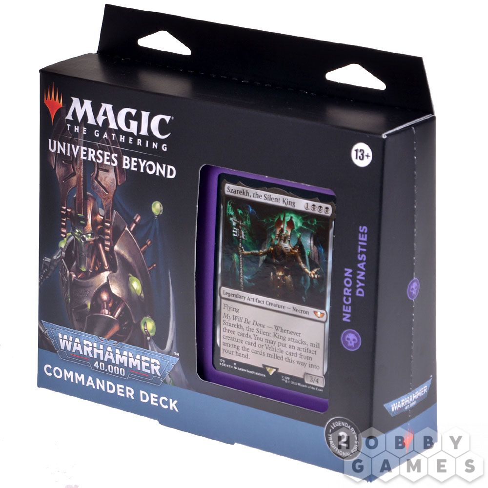 MTG. Universes Beyond: Warhammer 40.000. Commander Deck: Necron ...