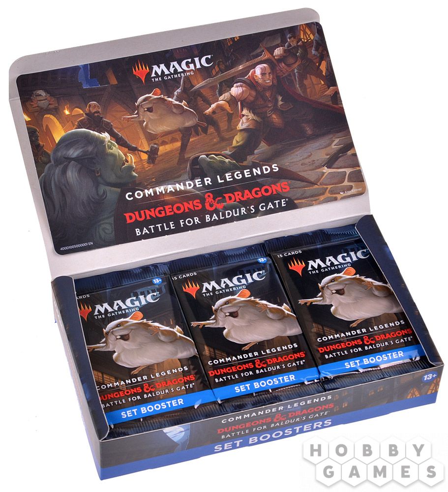 MTG. Commander Legends: Battle for Baldur's Gate. Set Booster Display