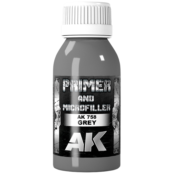Купить Грунтовка AK Interactive: Grey Primer And Microfiller (100 мл) в ...