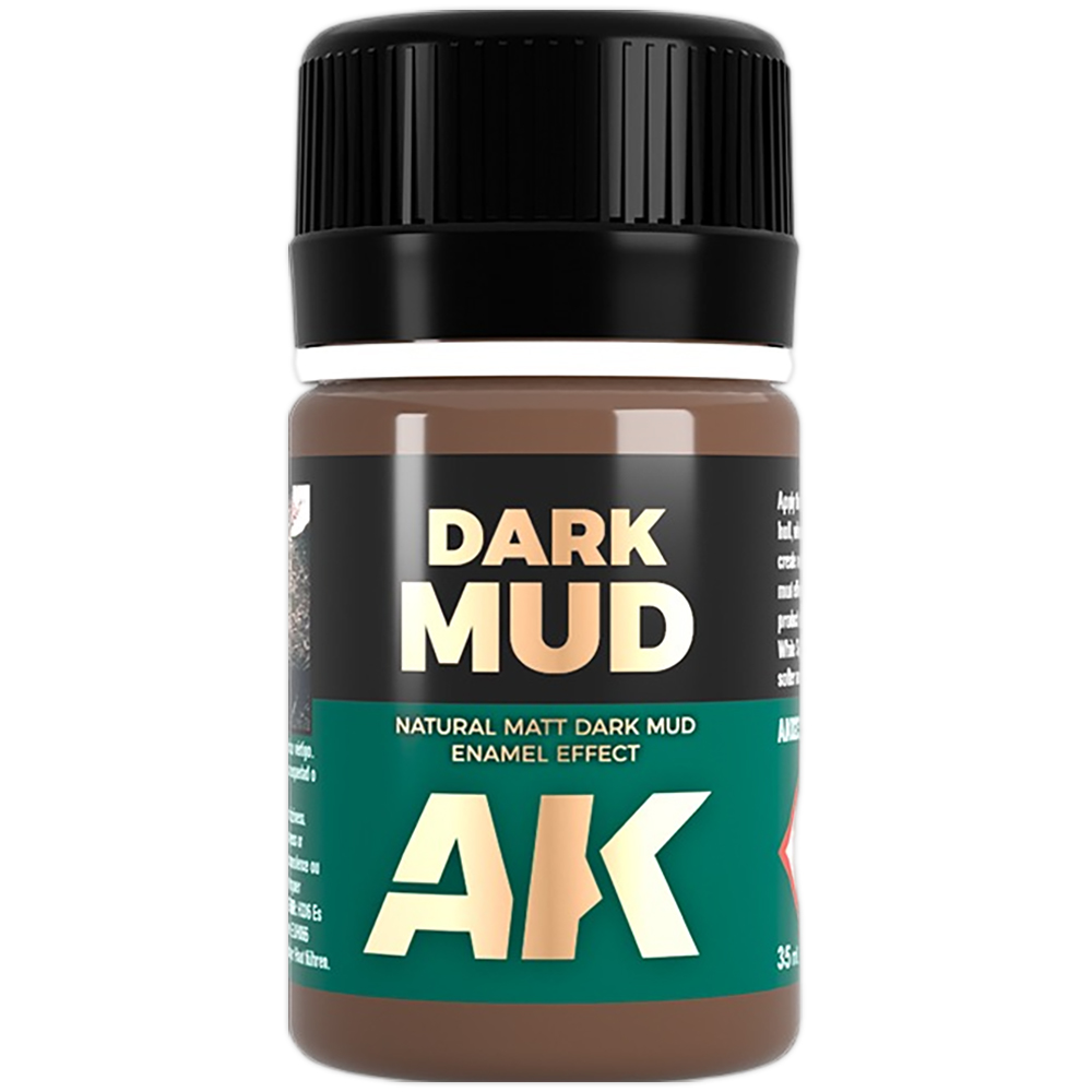 Краска AK Interactive Effects: Dark Mud Effect AK023 | Купить настольную игру в магазинах Hobby ...