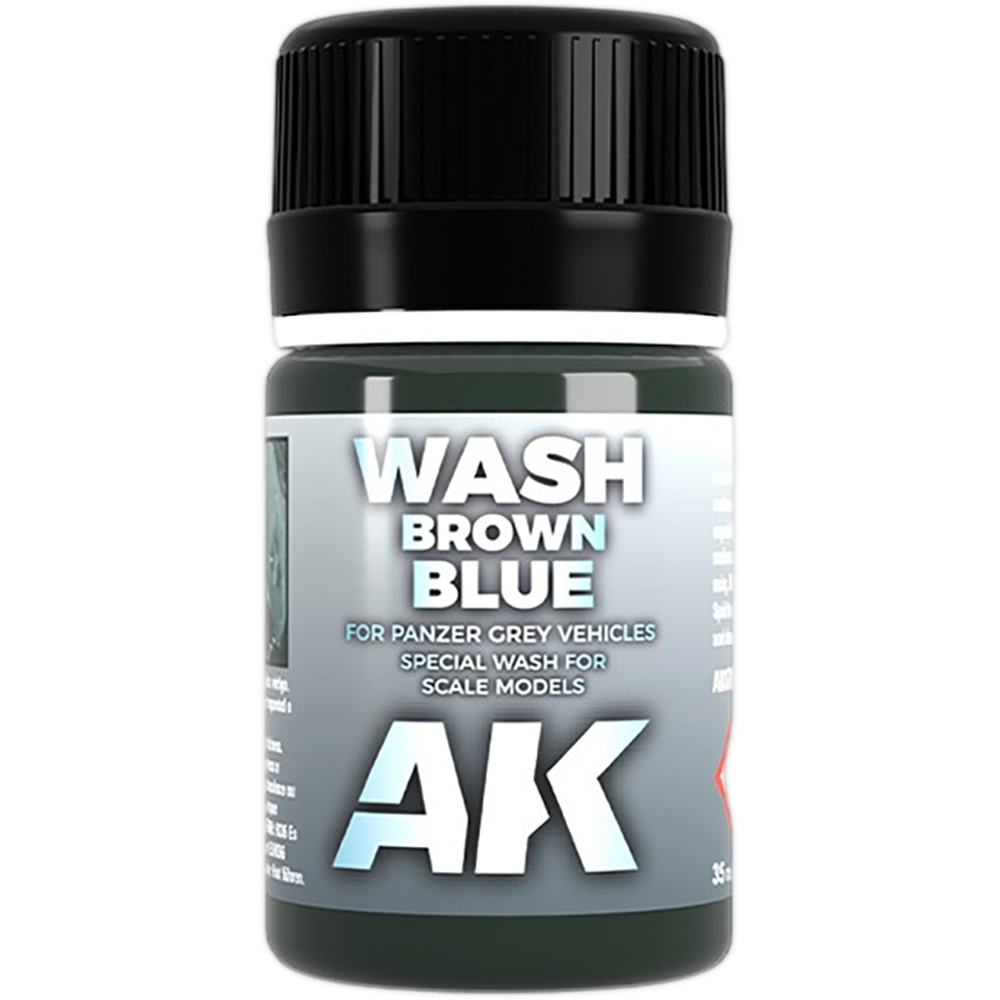 Купить Краска AK Interactive Washes: Wash for Panzer Grey AK070 в ...