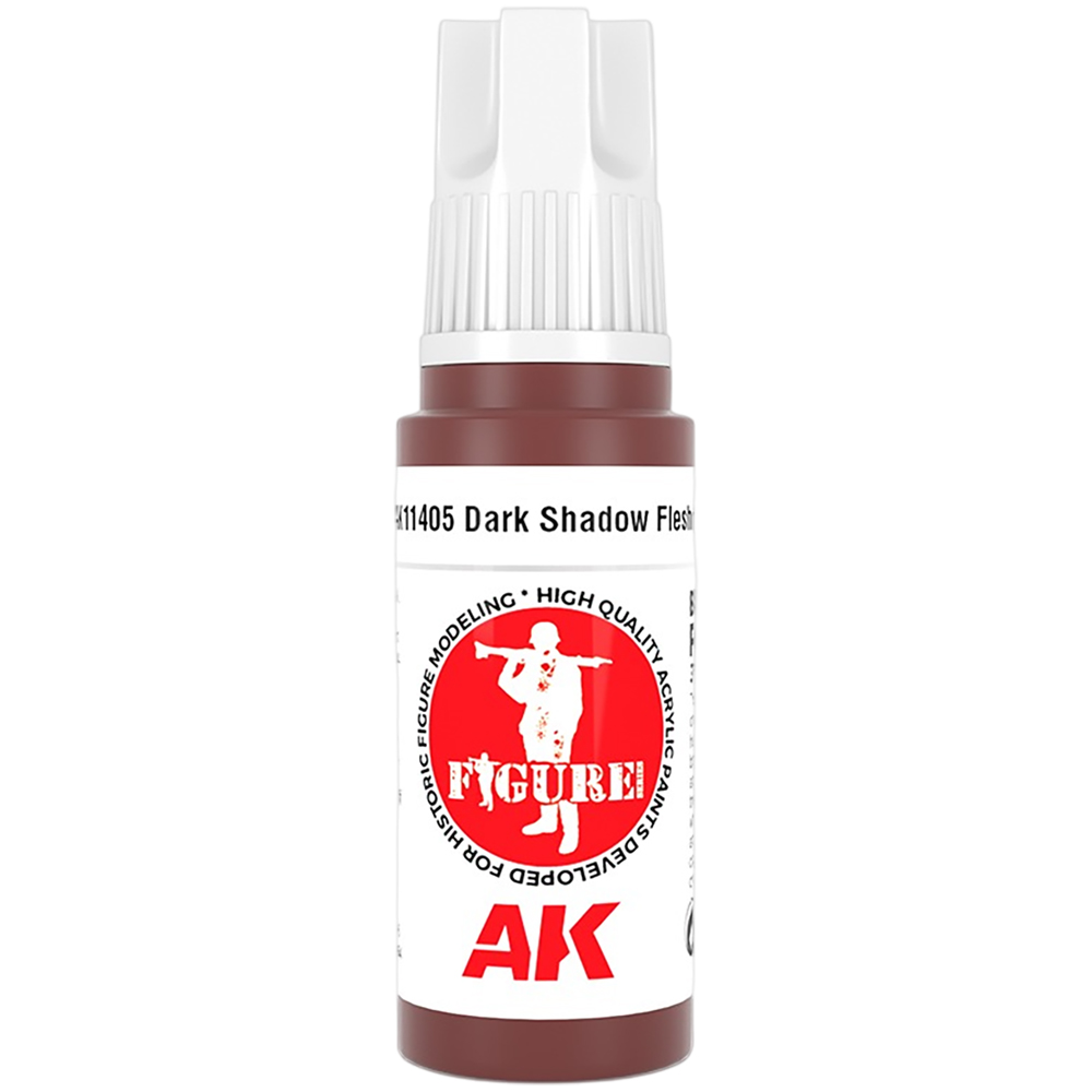 Купить Краска AK Interactive Figures: Dark Shadow Flesh AK11405 (17 мл ...