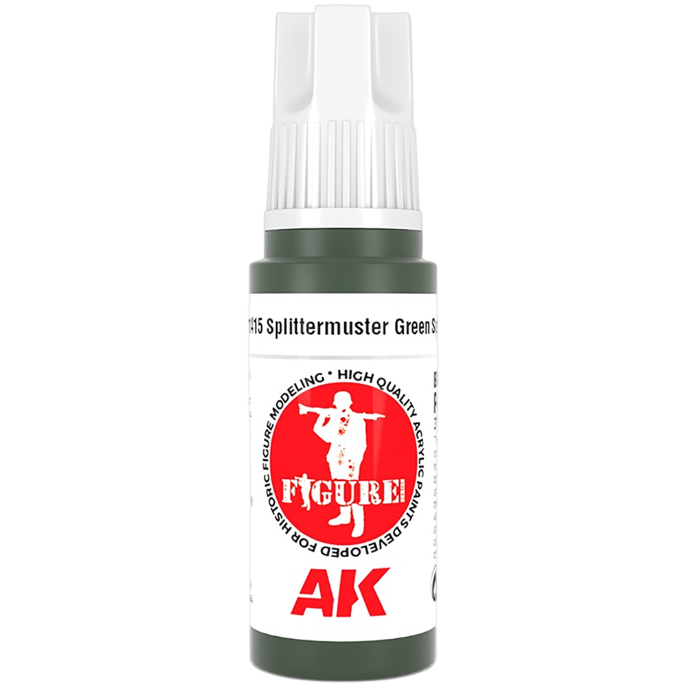 Краска AK Interactive Figures: Splittermuster Green Spots AK11415 (17 ...