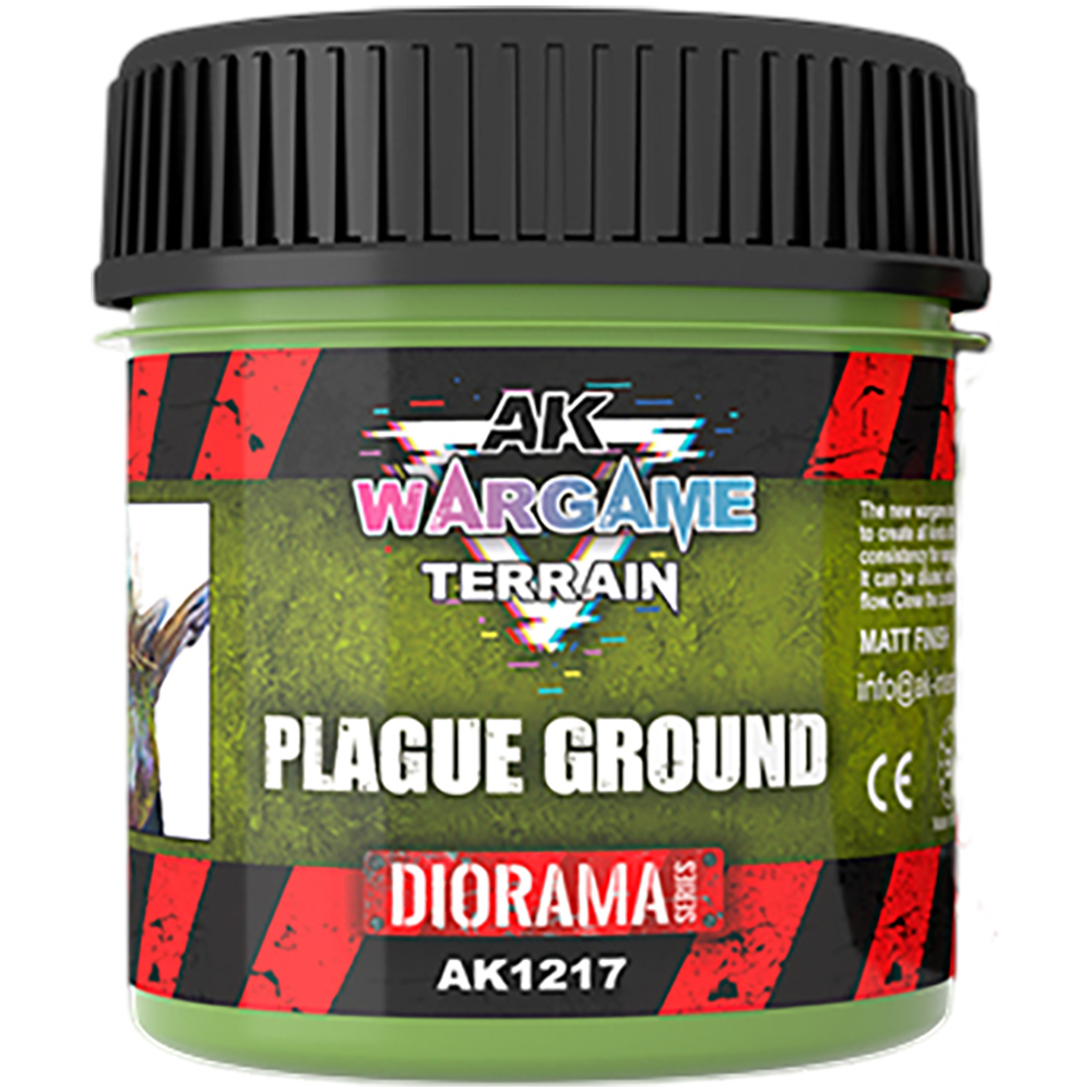 Купить Текстурная паста AK Interactive Wargame Terrain: Plague Ground ...