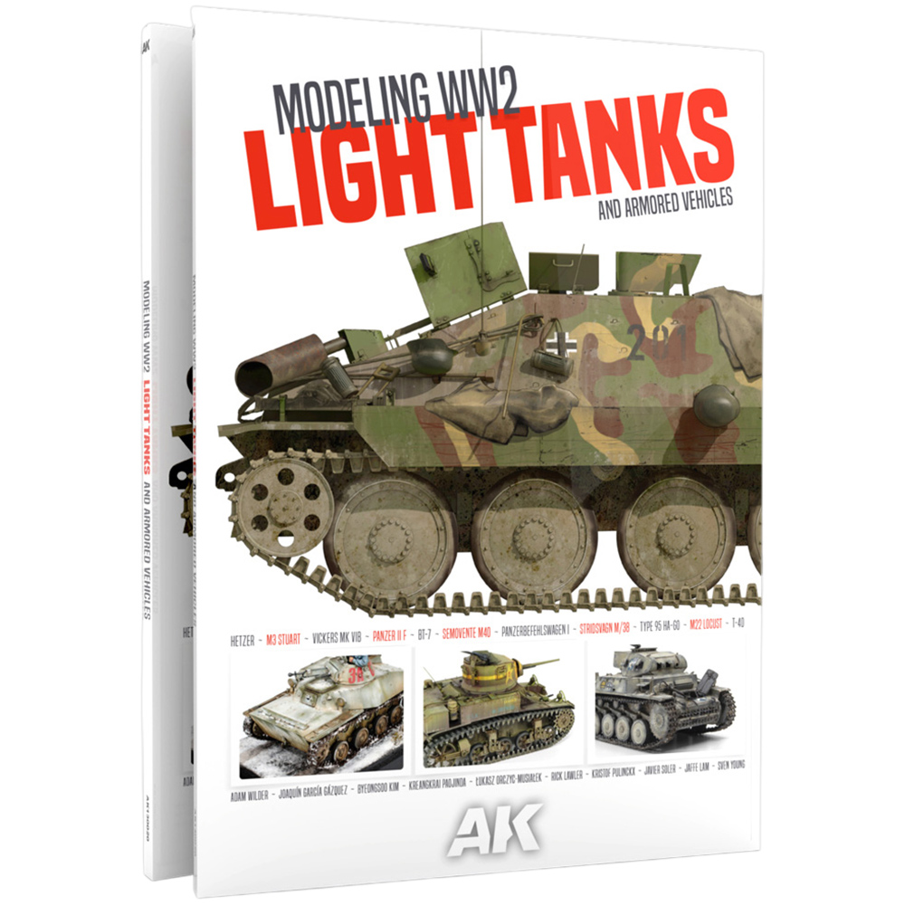 Купить Руководство AK Modeling WW2 Light Tanks and Armored Vehicles в магазине Hobby Games