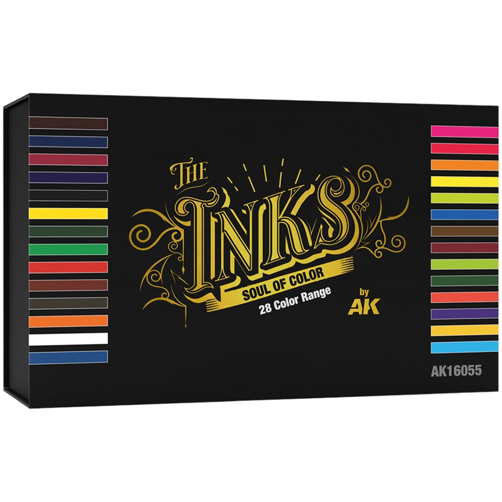 Набор красок AK Interactive The Inks: Special Box Full Range AK16055 ...