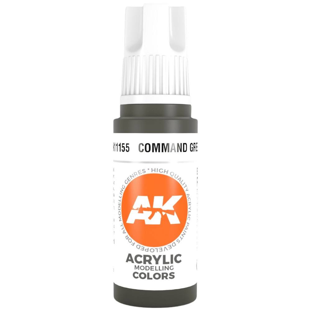 Краска AK Interactive Standard: Command Green (17 мл) | Купить ...