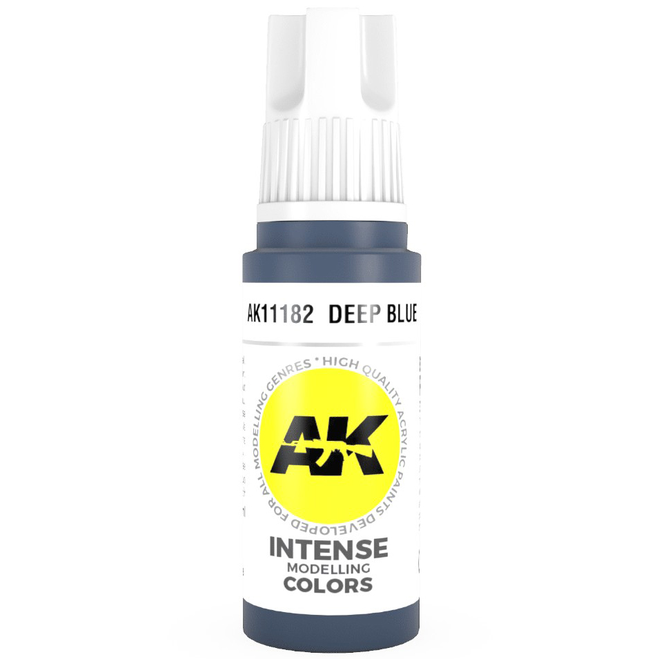 Купить Краска AK Interactive Intense: Deep Blue AK11182 (17 мл) в ...