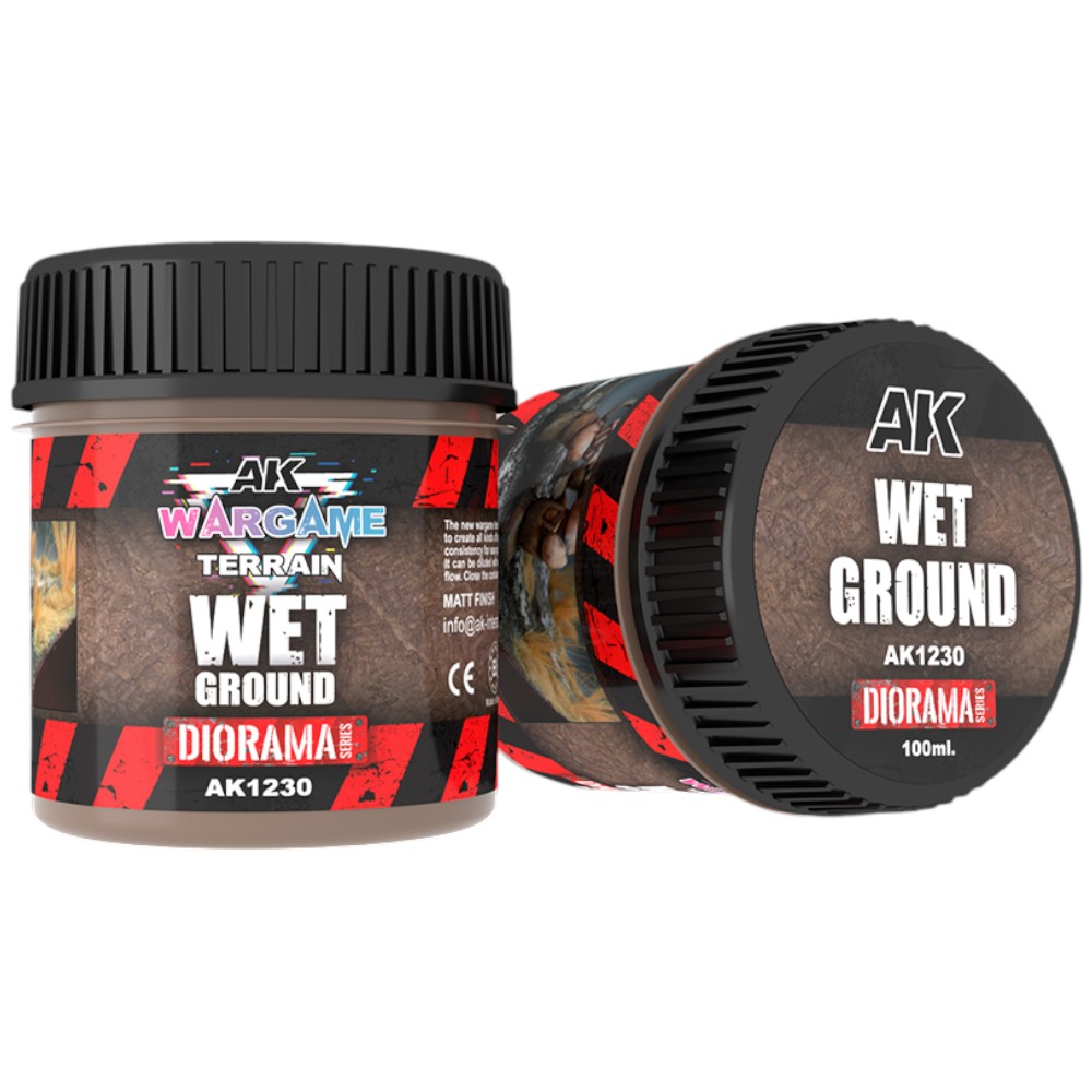 Краска AK Interactive Terrain: Wet Ground AK1230 (100 мл) | Купить ...