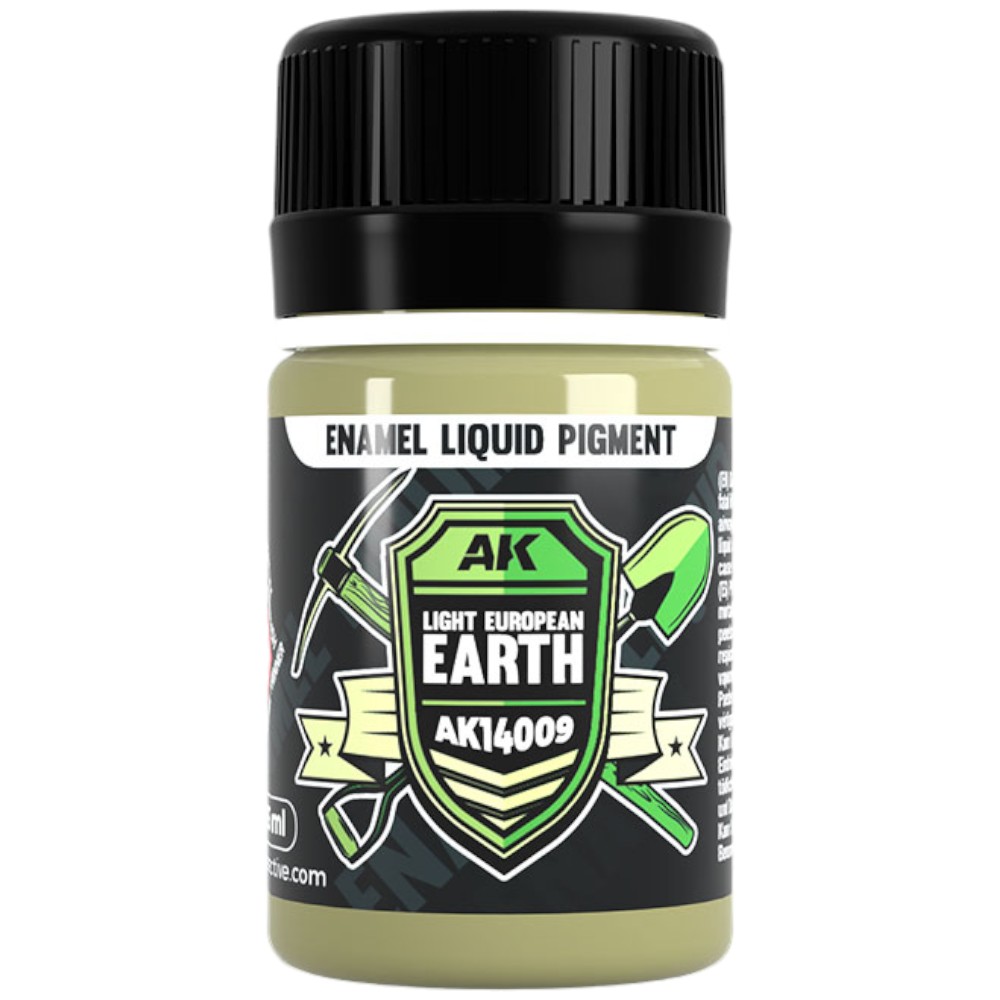 Купить Краска AK Interactive Liquid Pigments: Light European Earth ...