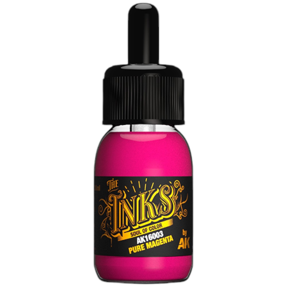 Краска AK Interactive The Inks: Pure Magenta AK16003 (30 мл) (2024 ...