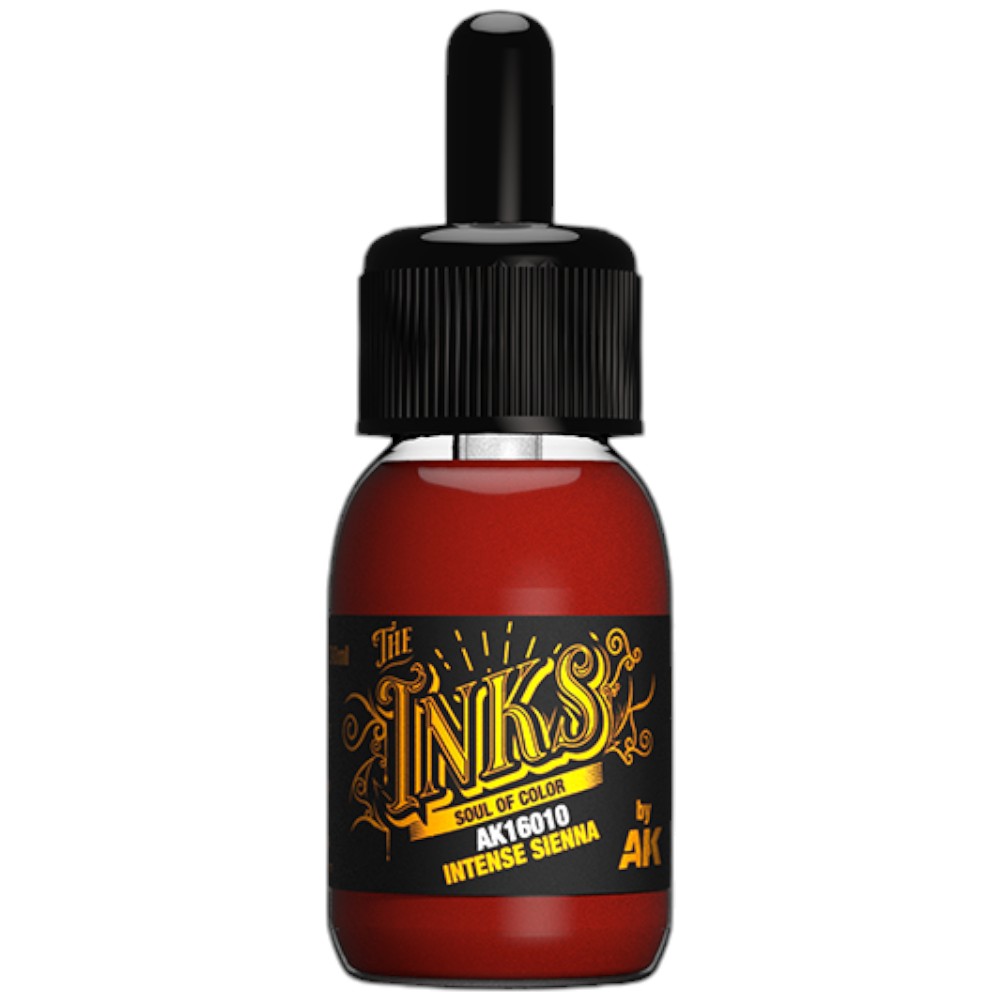 Краска AK Interactive The Inks: Intense Sienna AK16010 (30 мл) | Купить ...