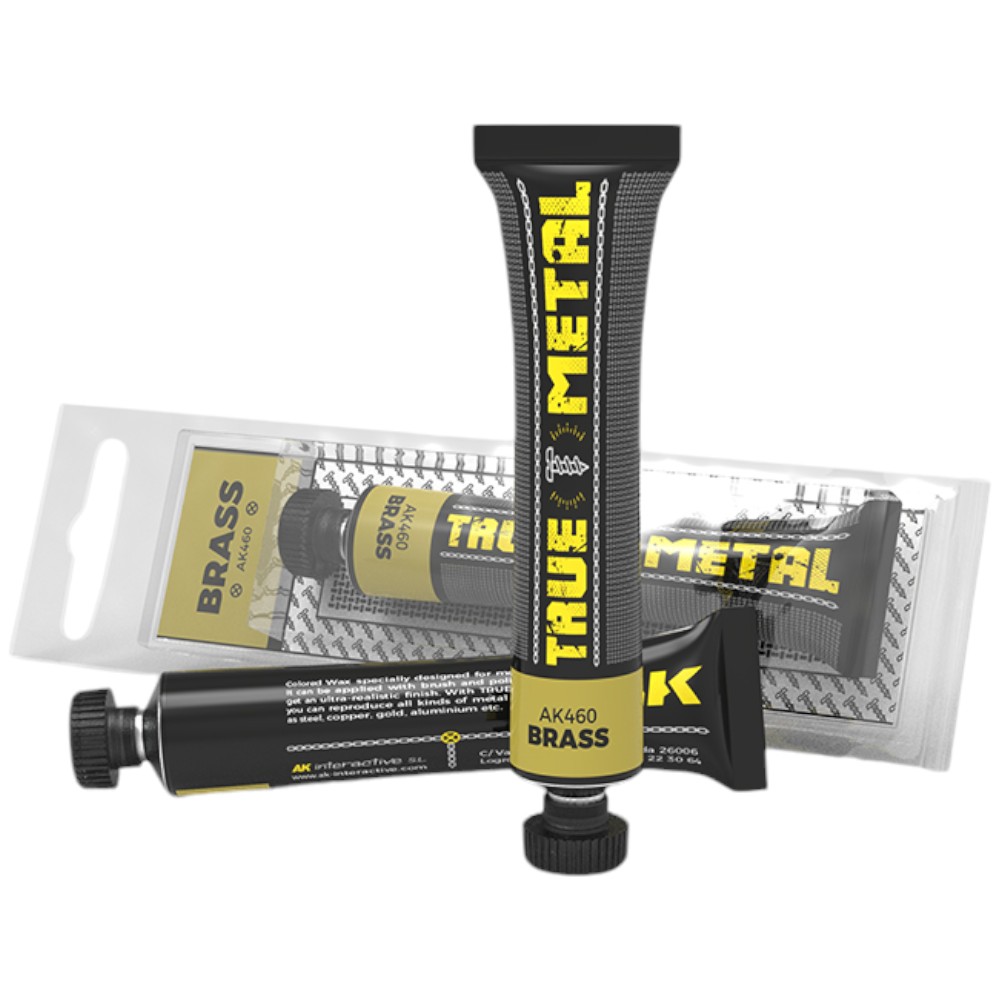 Купить Краска AK Interactive True Metal: Brass AK460 в магазине Hobby Games