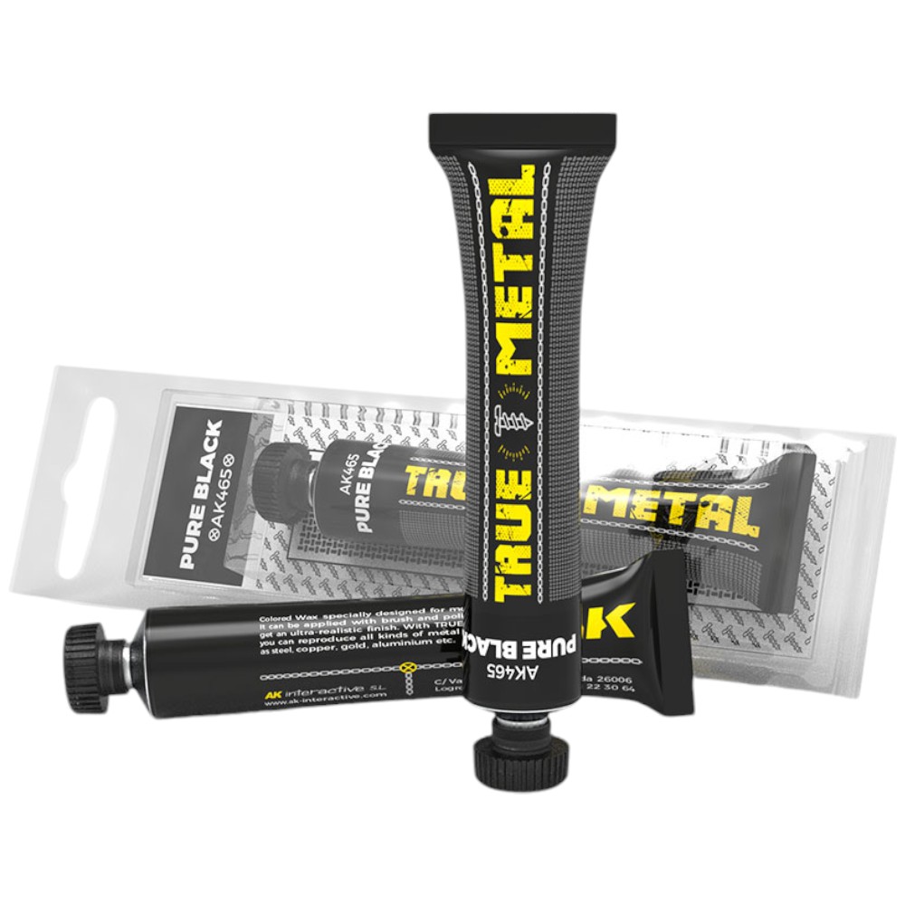 Купить Краска AK Interactive True Metal: Pure Black AK465 в магазине ...