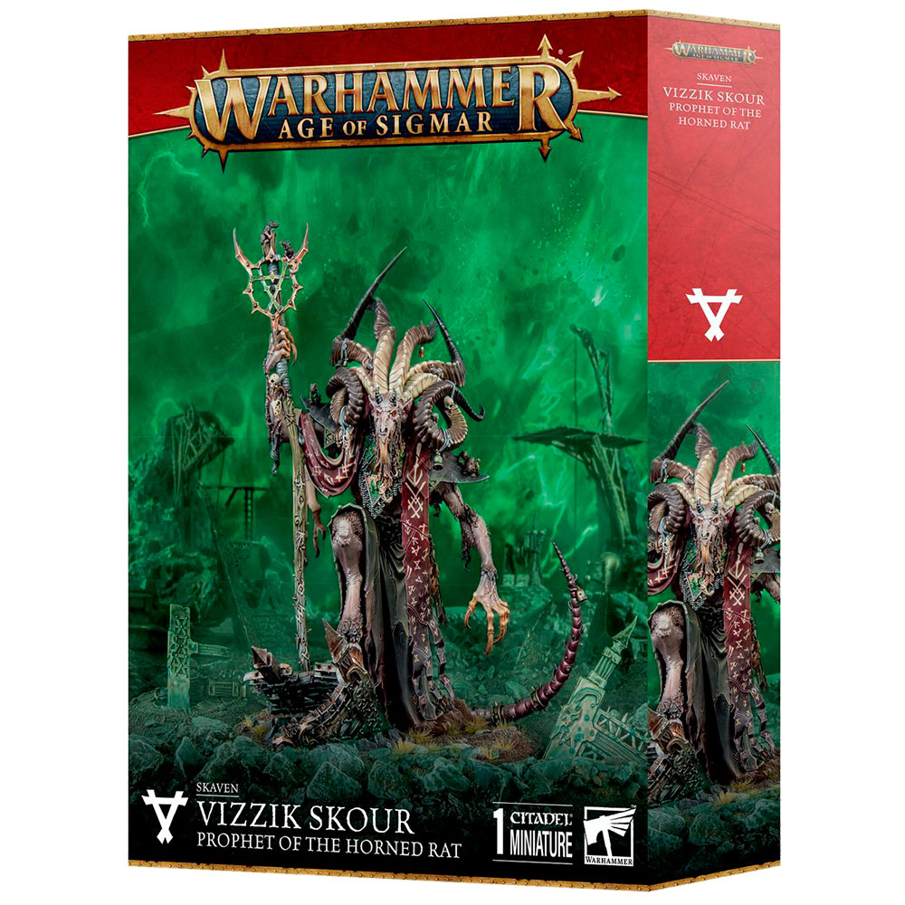 Купить Skaven: Vizzik Scour Prophet Horned Rat в магазине Hobby Games