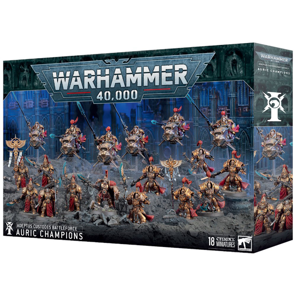 Купить Adeptus Custodes Battleforce: Auric Champions в магазине Hobby Games