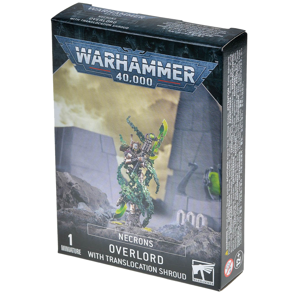 Купить Necrons: Overlord with Translocation Shroud в магазине Hobby Games