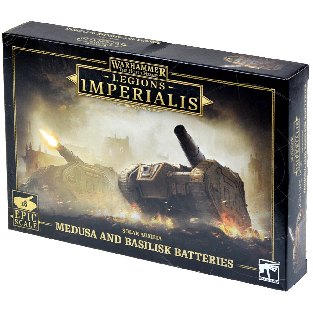 Legions Imperialis: Solar Auxilia Medusa and Basilisks Batteries