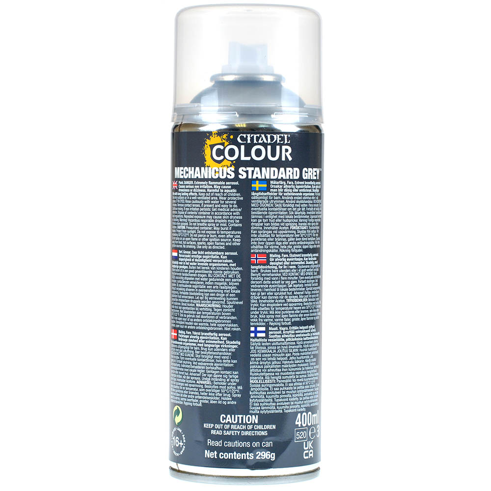 Купить Краска Spray: Mechanicus Standard Grey в магазине Hobby Games