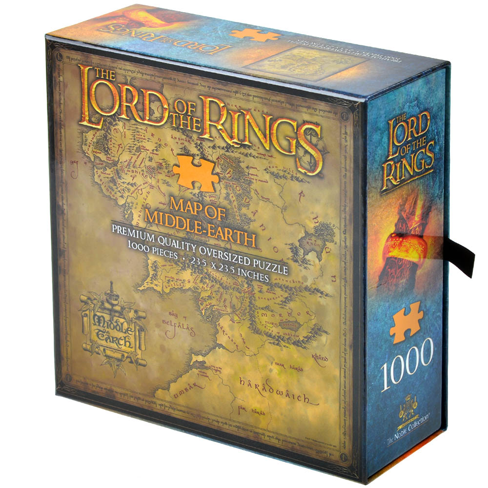 Купить Пазл The Lord of the Rings: Middle Earth Map (1000 элементов) в магазине Hobby Games
