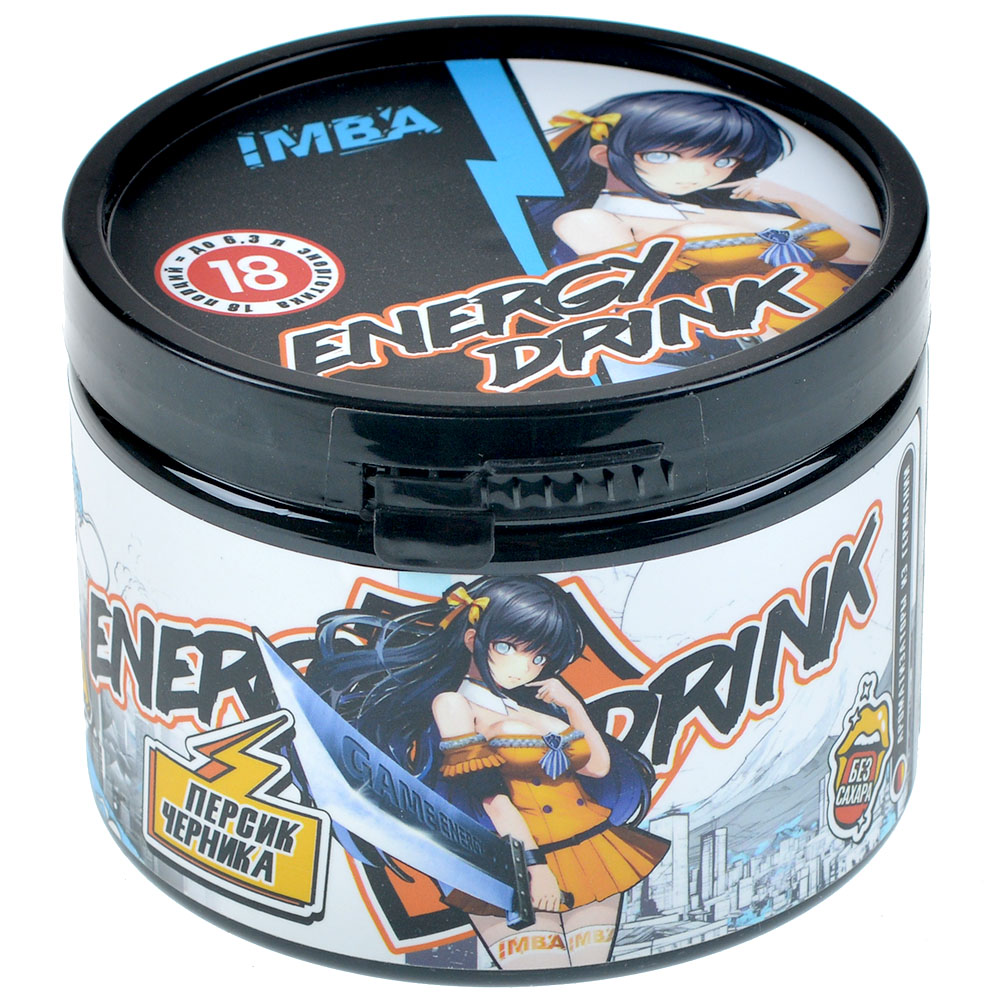 Концентрат для приготовления энергетического напитка Imba Energy: персик-черника