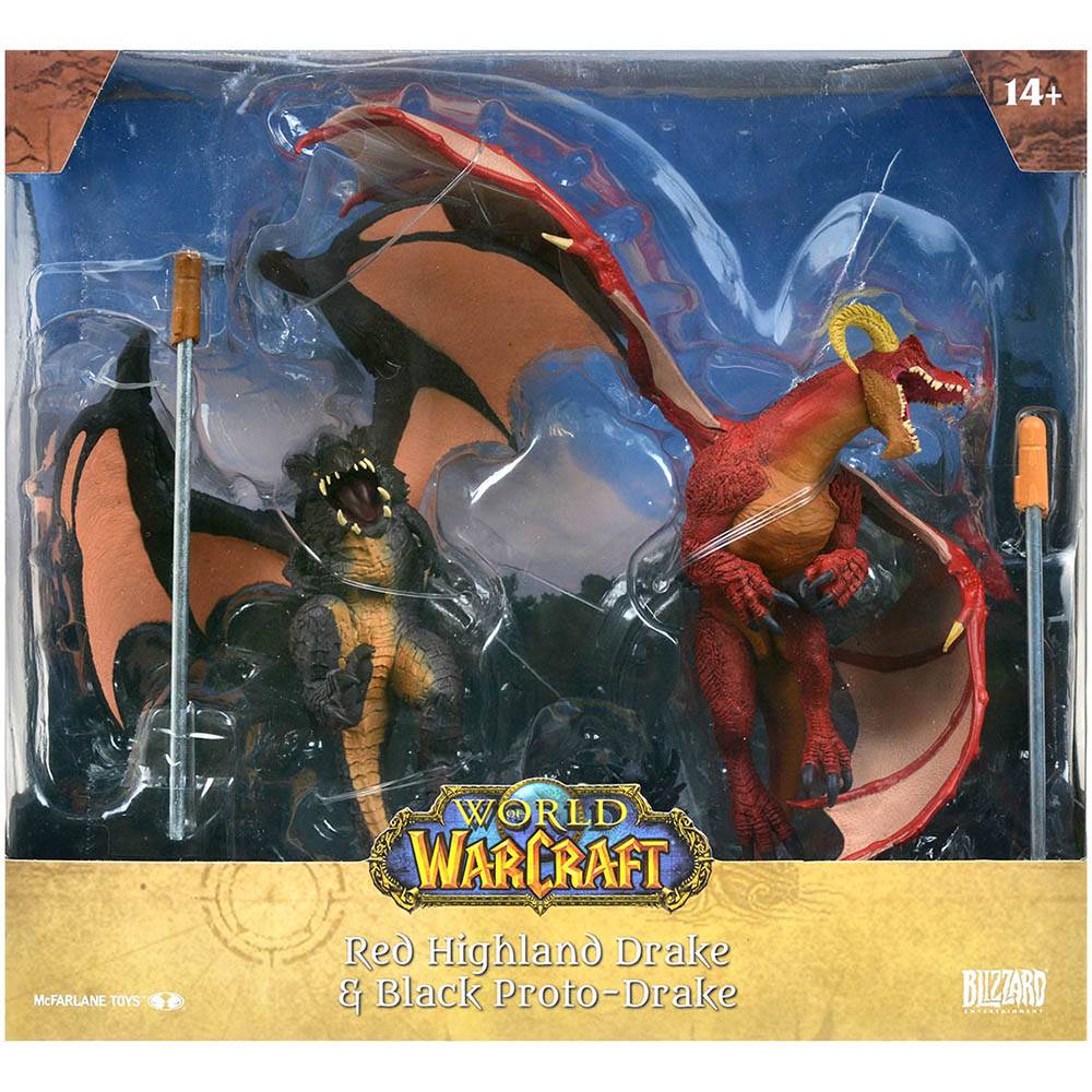 Фигурка McFarlane Toys. World of Warcraft: Red Highland Drake & Black ...