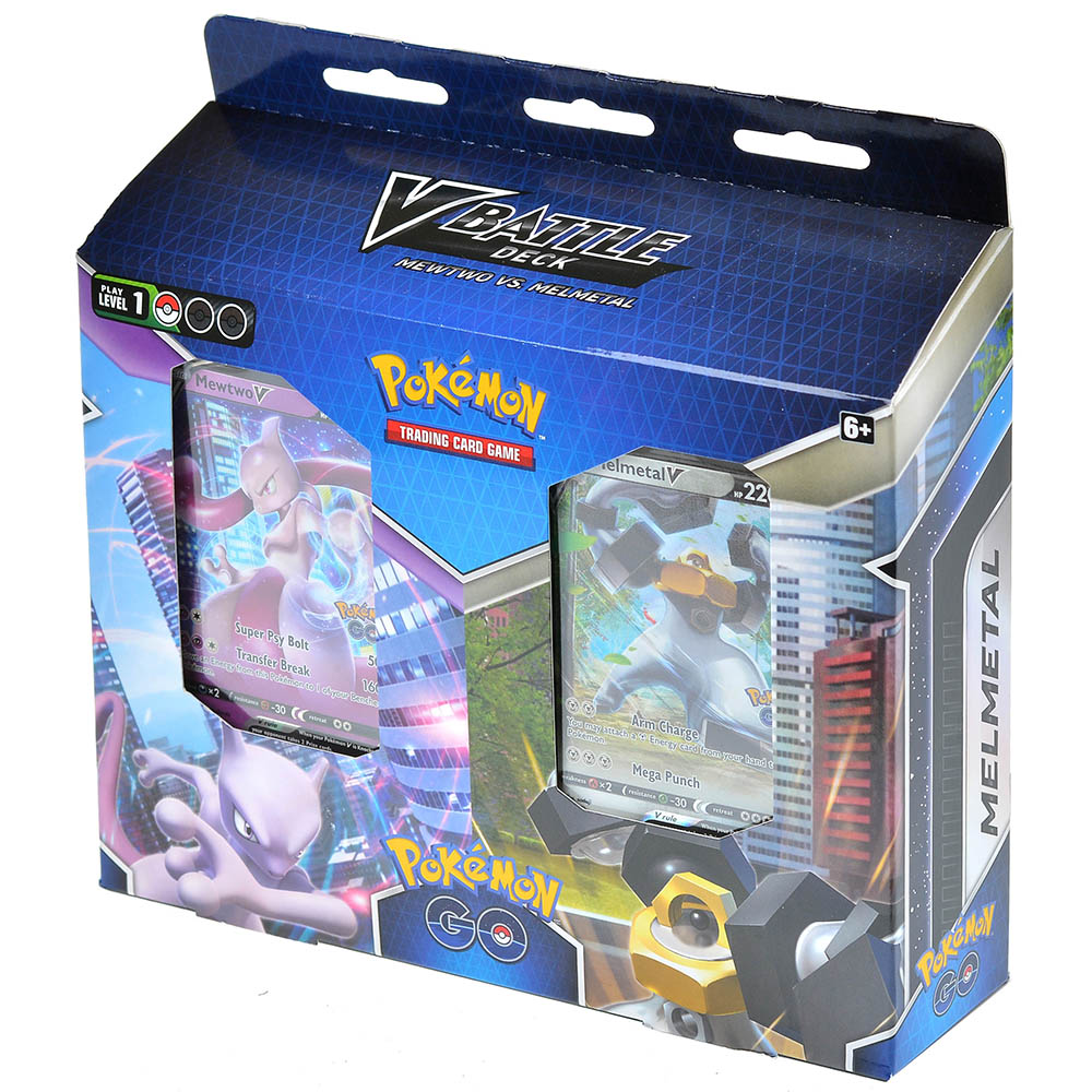 Pokemon GO Bundle Pokemon GO Battle Deck Bundle - Mewtwo V Vs Melmetal ...