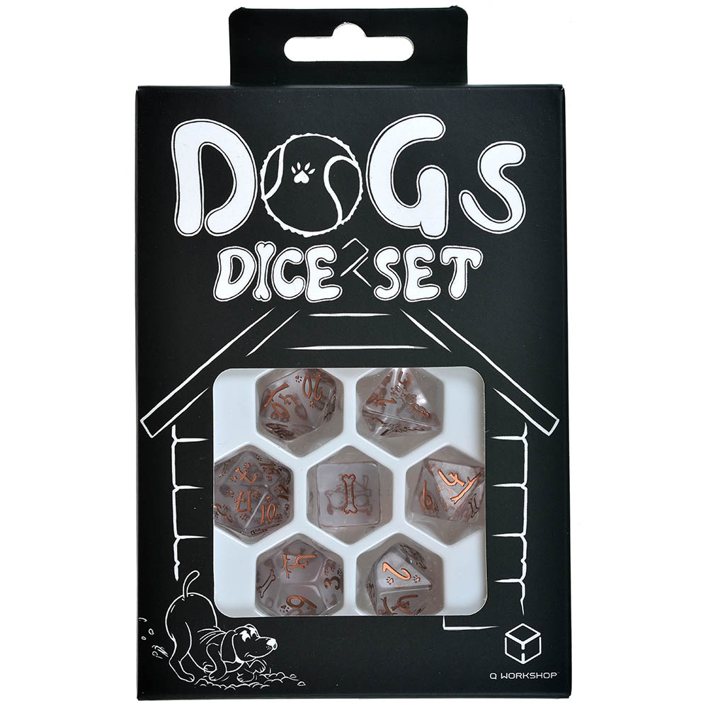 Набор кубиков Dogs Dice Set: Bubbles, 7 шт. | Купить настольную игру в ...