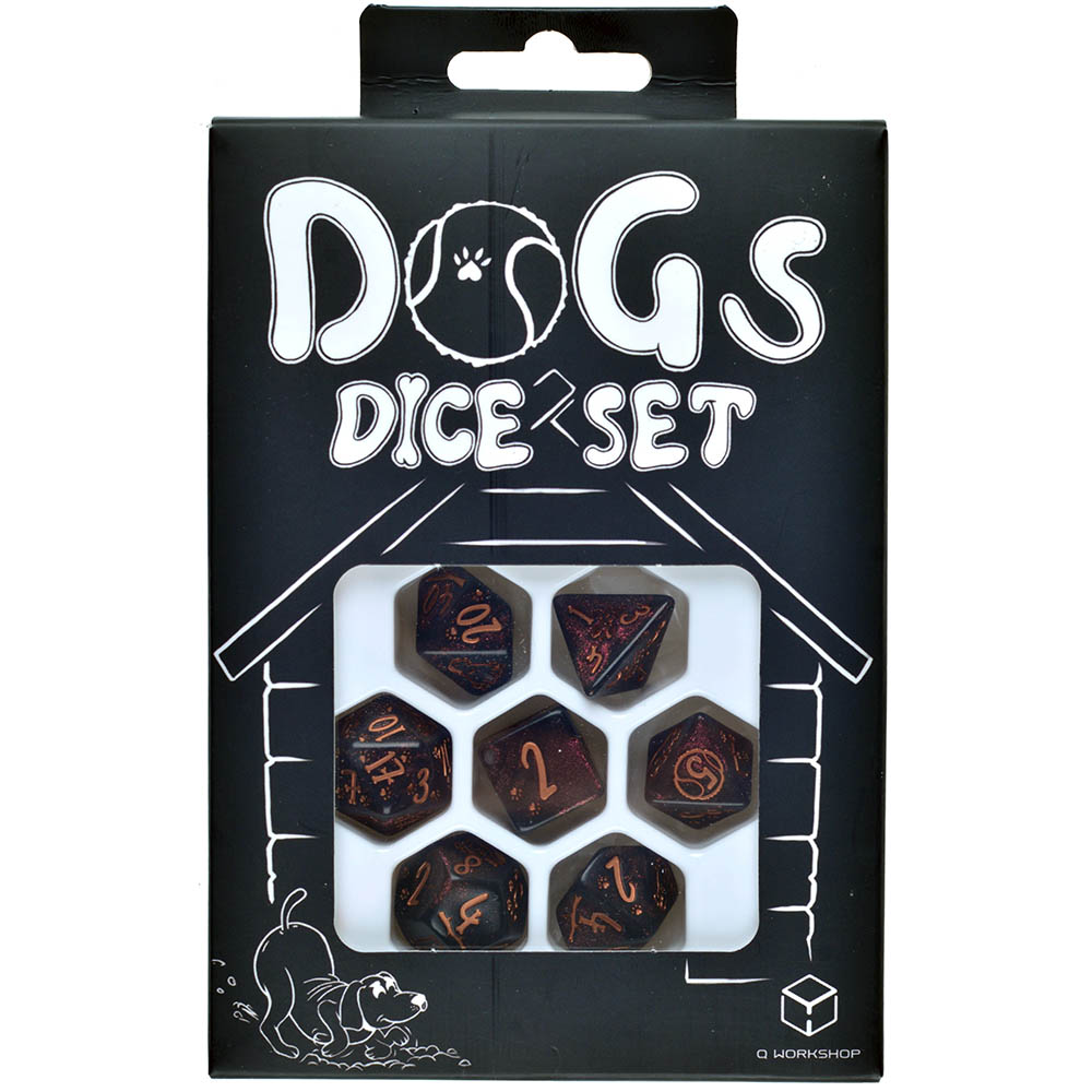 Купить Набор кубиков Dogs Dice Set: Luna, 7 шт. в магазине Hobby Games
