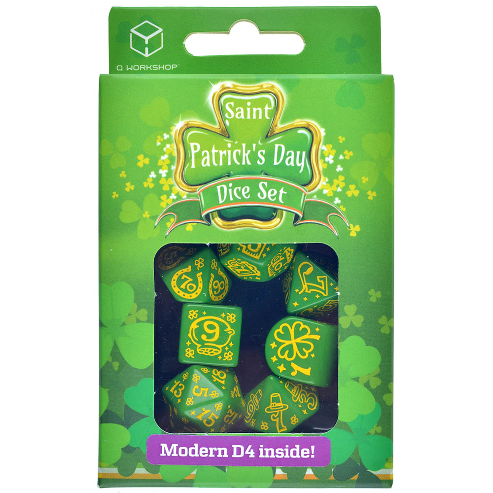 Купить Набор кубиков Saint Patrick's Day Modern Dice Set, 7 шт. в ...