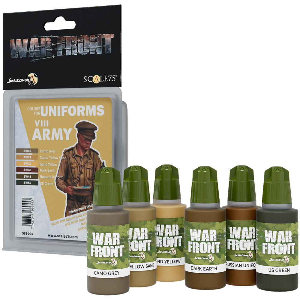 Купить Набор красок Scale75: Colors for Uniforms VIII Army в магазине ...